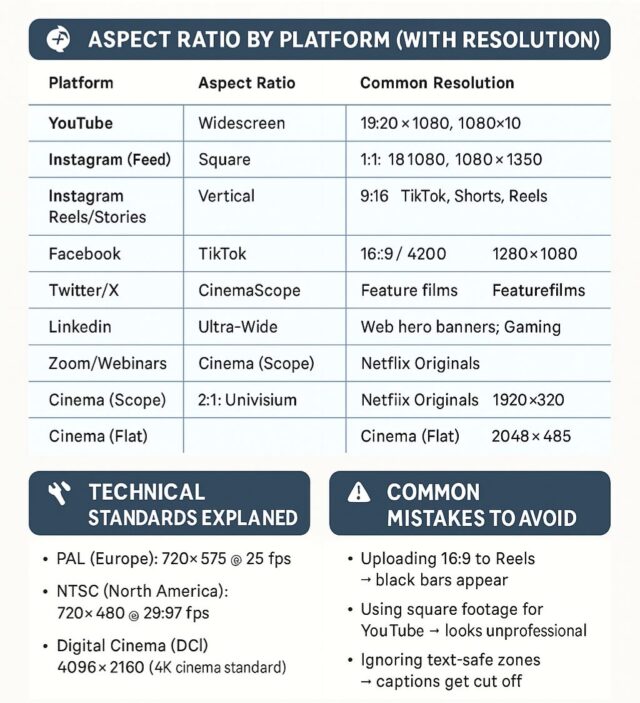 The Ultimate Guide to Aspect Ratios for Video Editors (2025)
