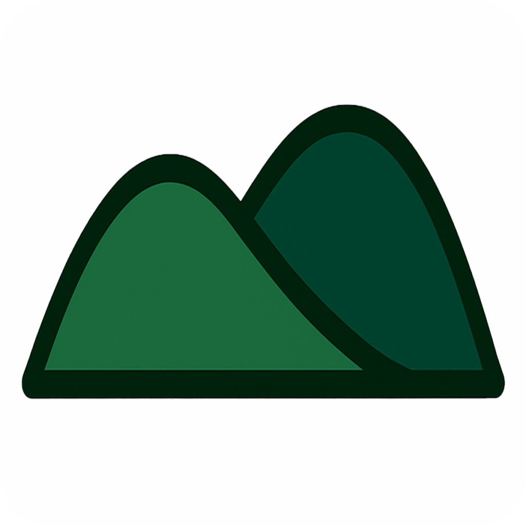 Hills Icon Background PNG – 100% Free Download for Designers & Creators