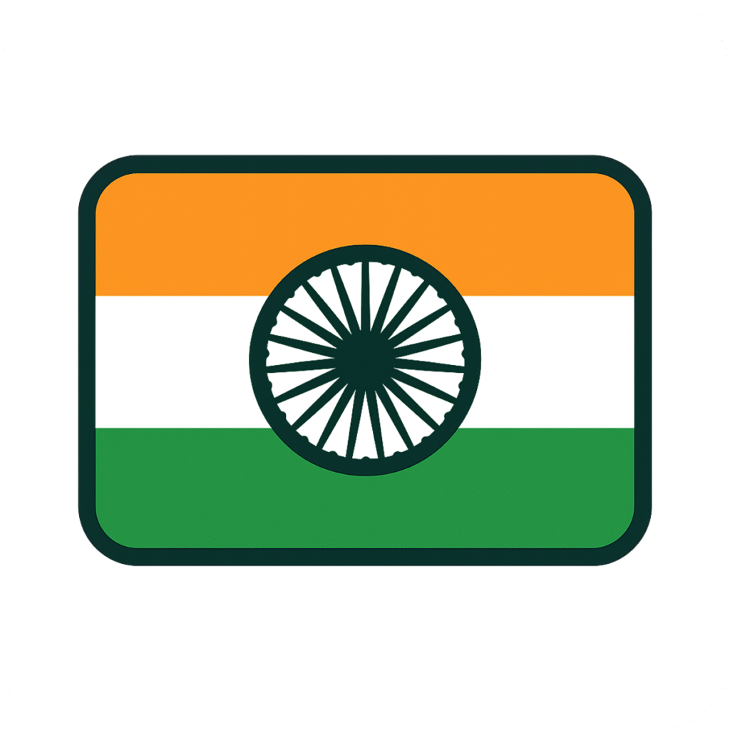 India Flag Icon PNG – 100% Free Download with Background for National ...