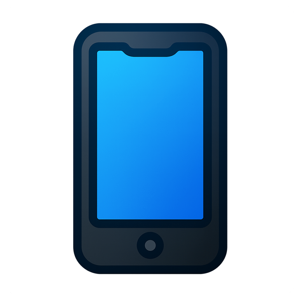 Mobile Icon PNG – 100% Free Download (With Background)