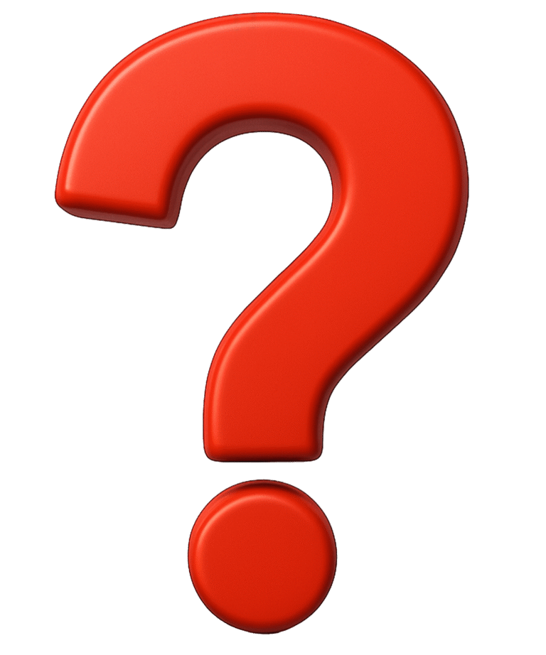 3D Question Mark Transparent PNG + 100% Free Download