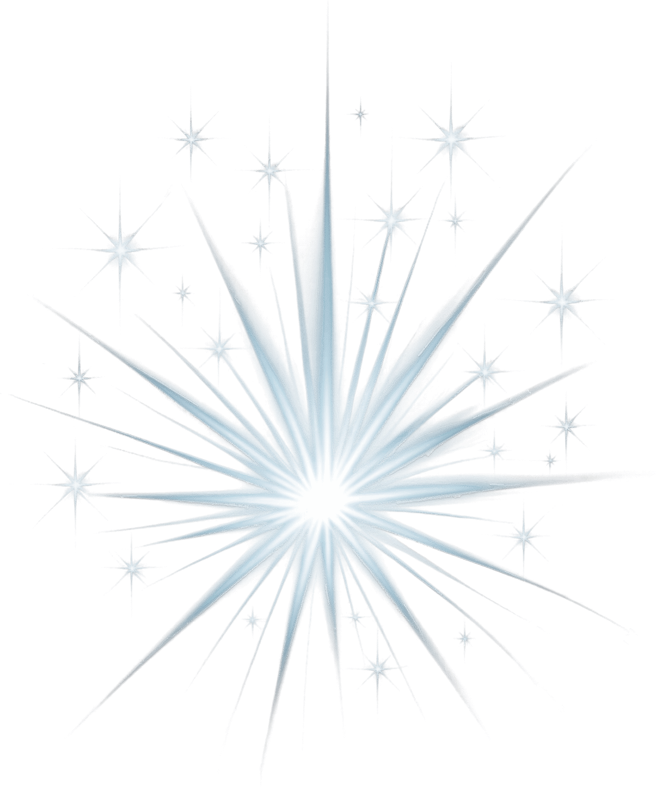 Crystal Light Burst Overlay Transparent PNG 100% Free Download