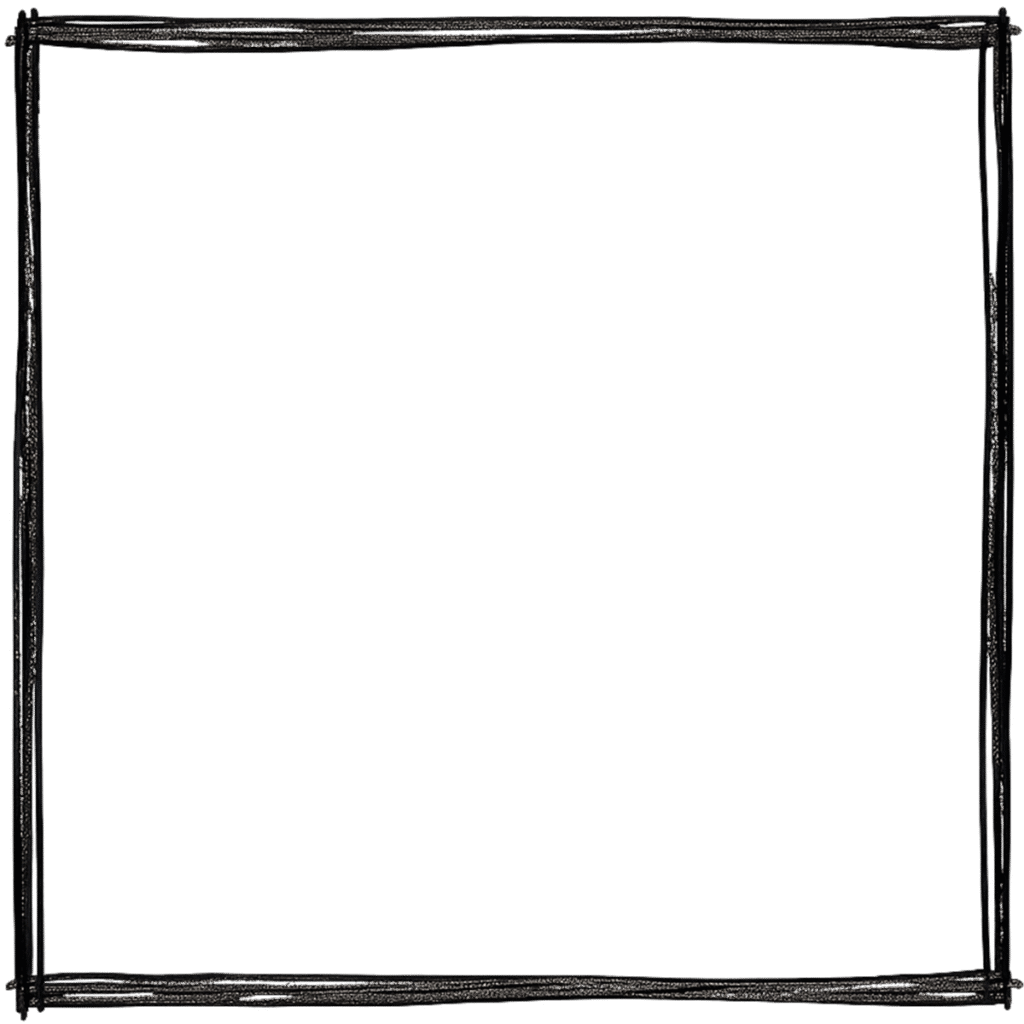 Sketchy Frame Border Transparent PNG 100% Free Download