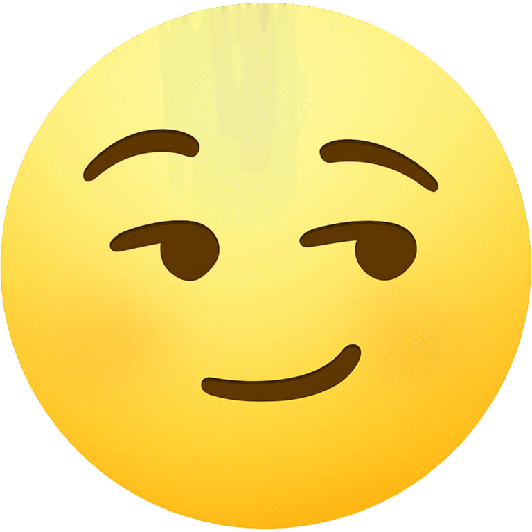 Smug Emoji Transparent PNG 100% Free Download