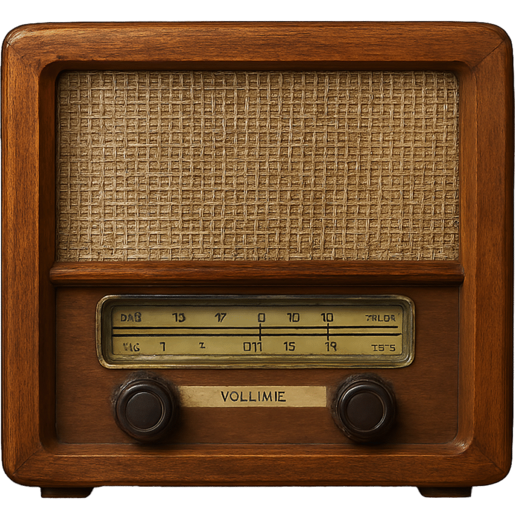 Vintage Radio Transparent PNG 100% Free Download