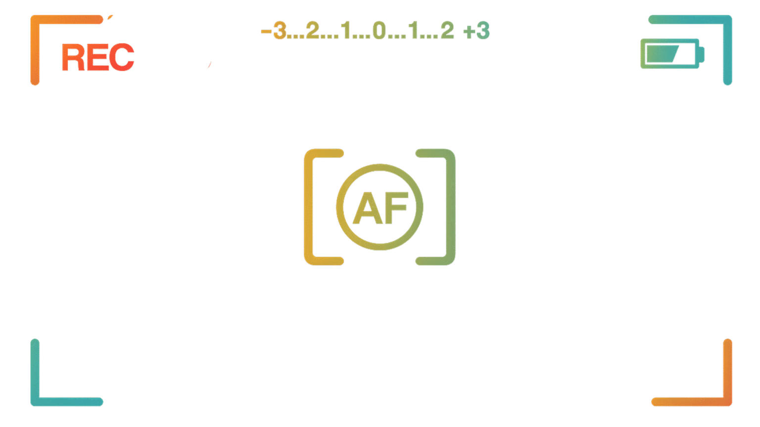Camera Viewfinder Gradient Transparent PNG 100% Free Download