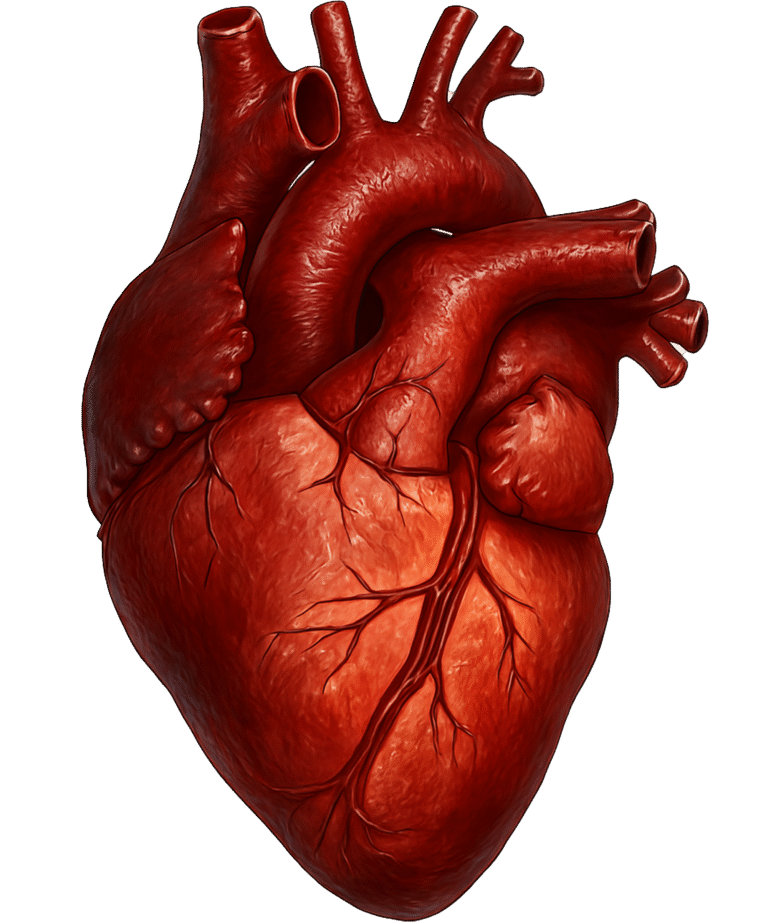 Human Heart Realistic Transparent PNG – 100% Free Download
