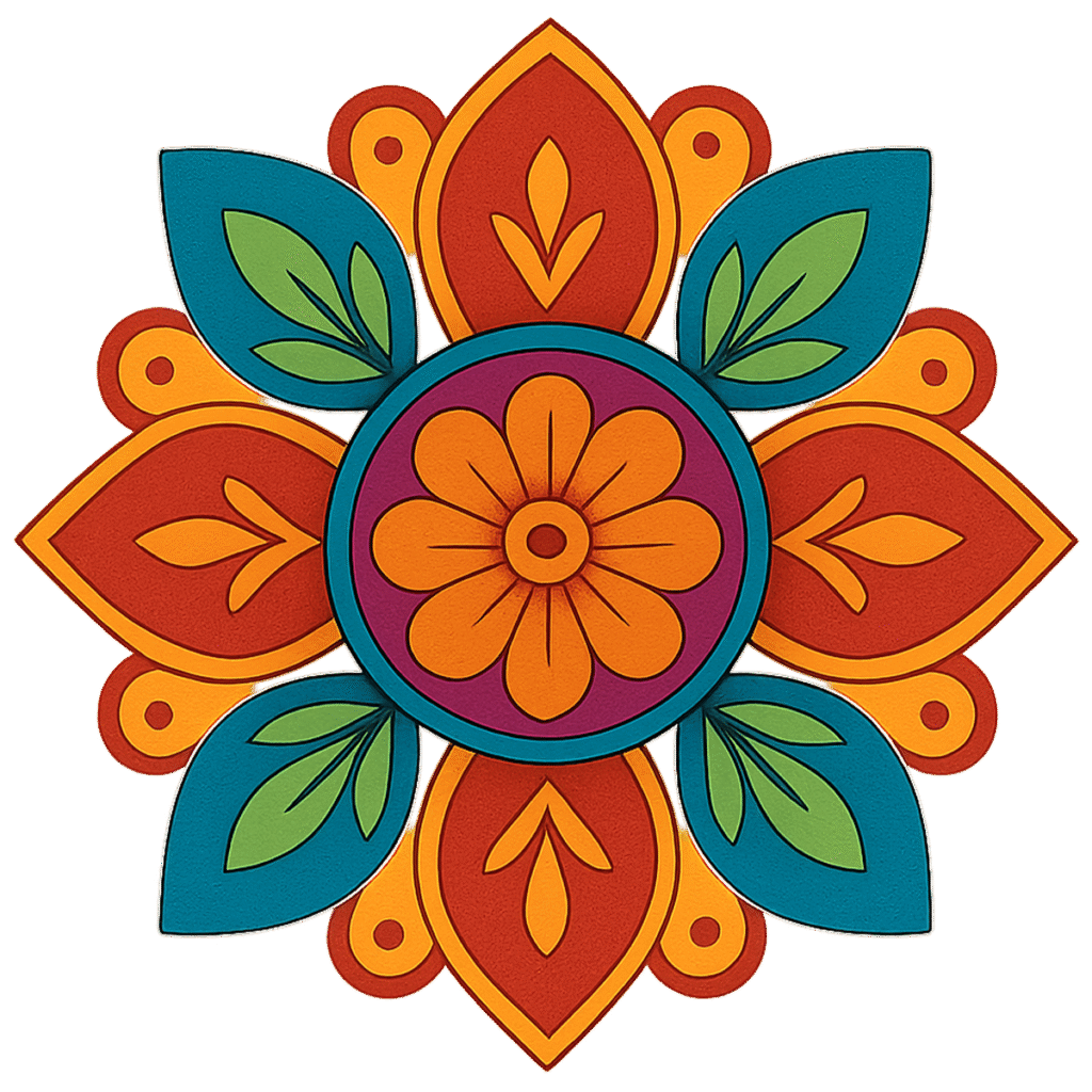 Rangoli Transparent PNG 100% Free Download
