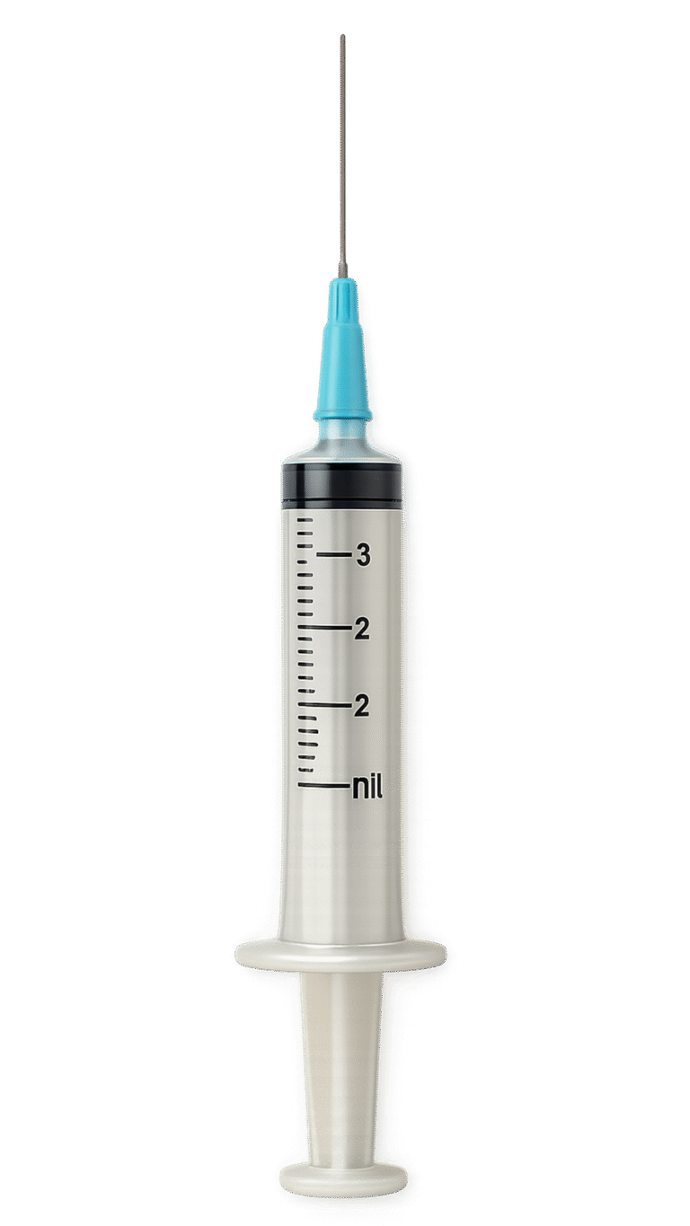 Syringe with Needle PNG Transparent Background – 100% Free Download