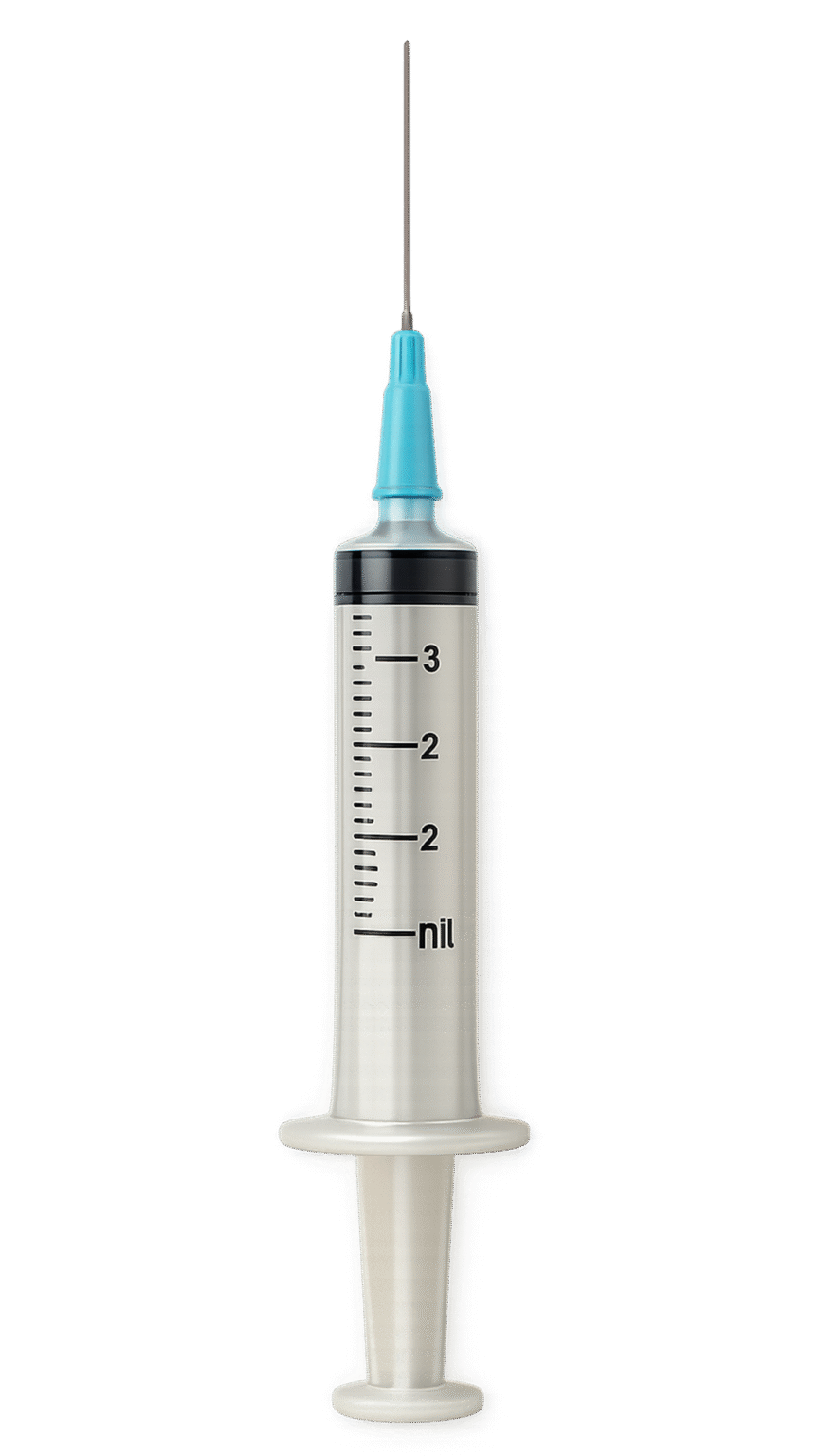Syringe with Needle PNG Transparent Background – 100% Free Download