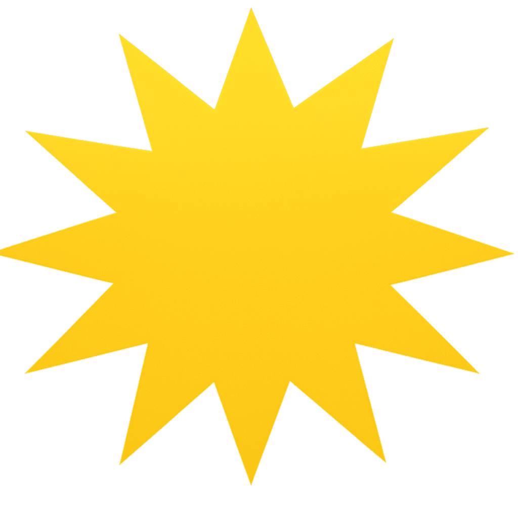 Burst Shape Star PNG 100% Free Download | Transparent HD File