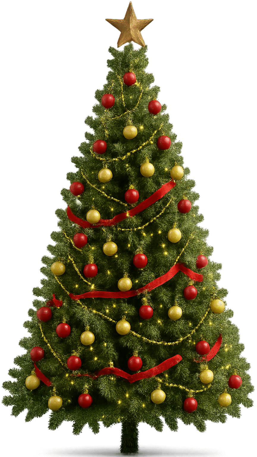 Christmas Tree PNG 100% Free Download Transparent