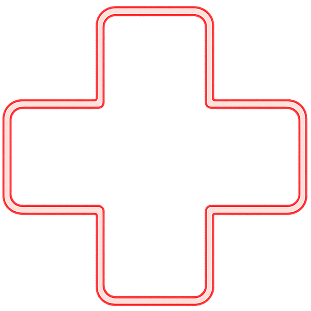 Medical Cross Neon PNG 100% Free Download | DehraFlicks
