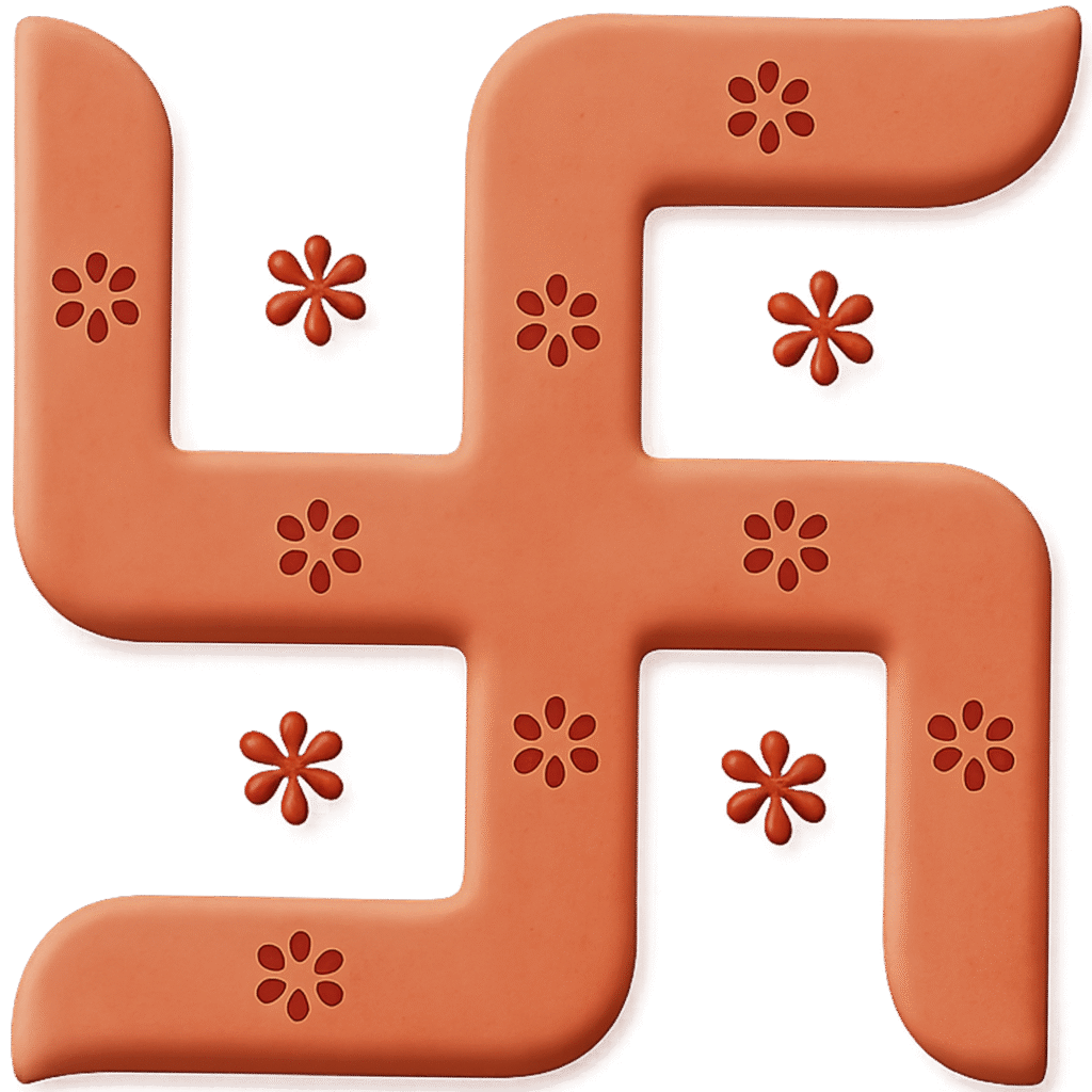 3D Clay Swastik PNG – 10+ Handmade Transparent Icons