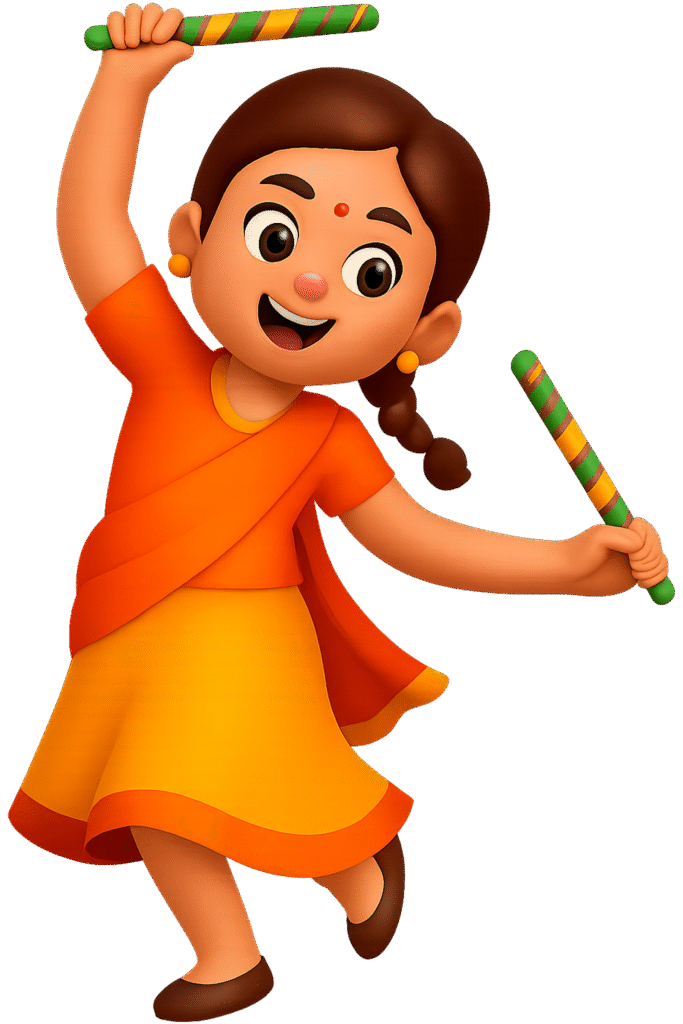 Dandiya Dance PNG Makar Sankranti | Download free (2026)