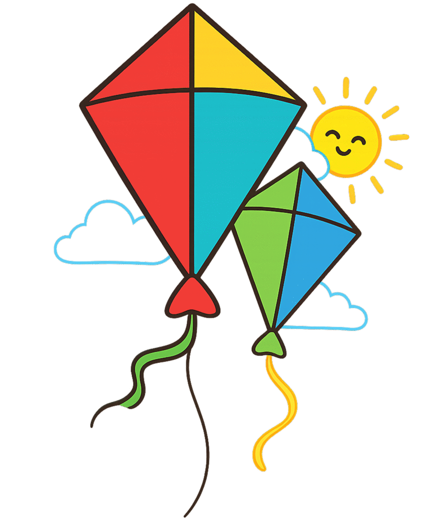 Minimal Kite PNG Makar Sankranti | Download free PNG (2026)