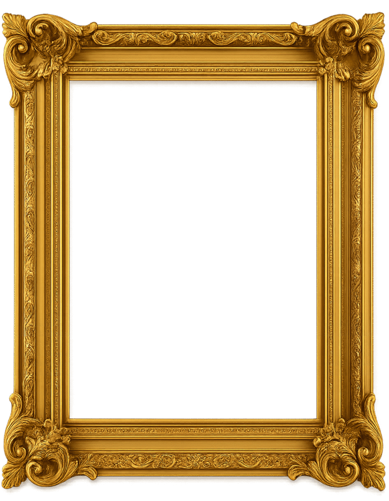 Photo Frame PNG Gold | 7+ PNG Format Download Free