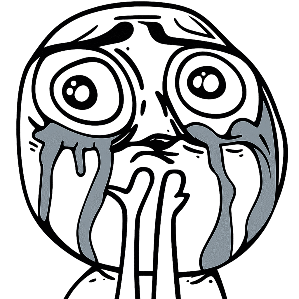 Crying Troll Face PNG Free Download | 9+ Meme Faces