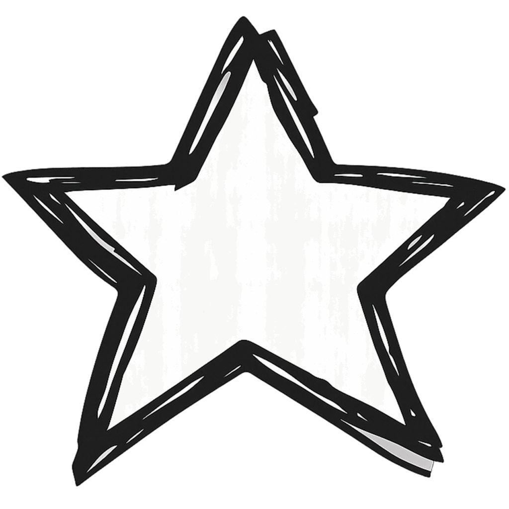 Doodle Star PNG Free Download | 7+ Simple Sketch Star