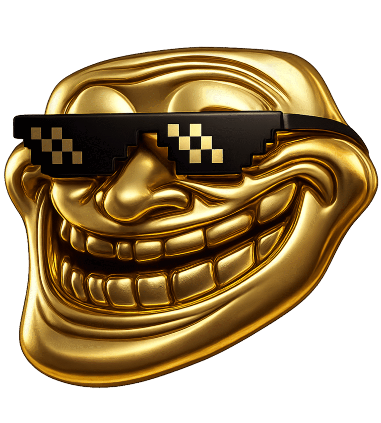 Metallic Troll Face PNG Free Download | 11+ Memes PNG
