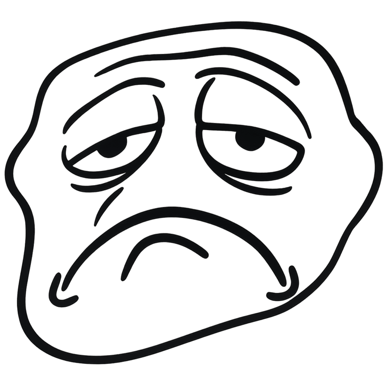 Sad Troll Face PNG Free Download | 100+ Free PNGs