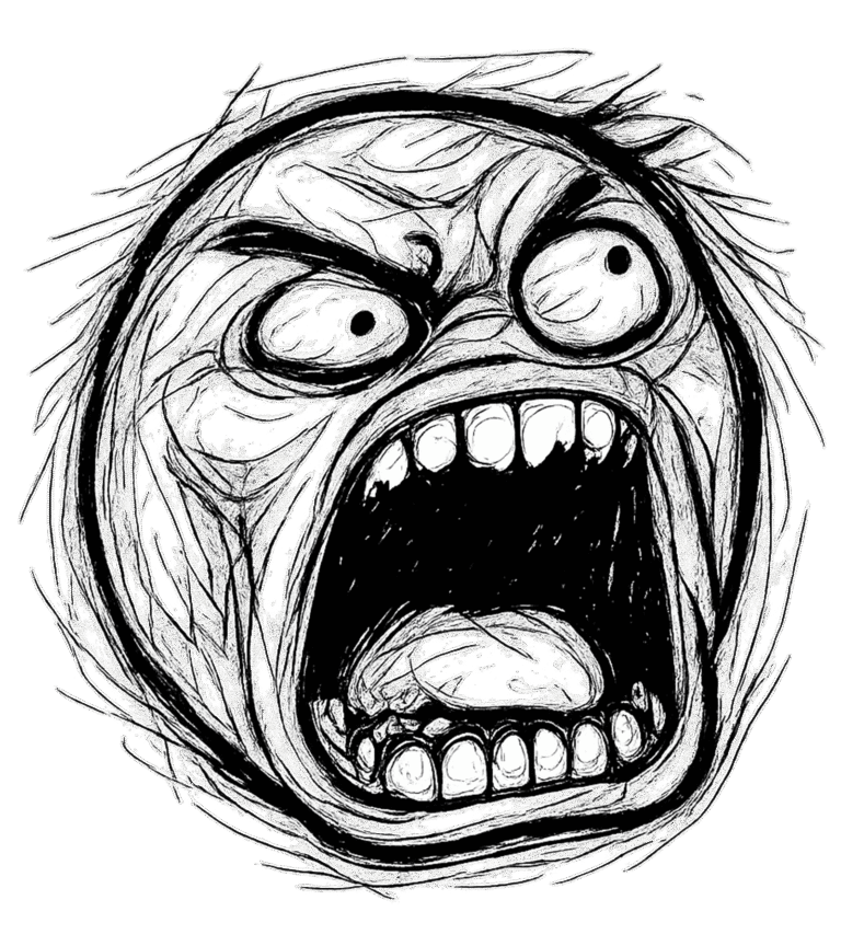 Troll Scream Face PNG Free Download | 100+ PNGs